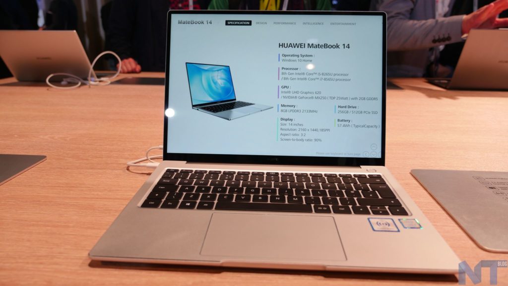 MWC 2019 : prise en main du Huawei MateBook 14, plus grand, plus puissant