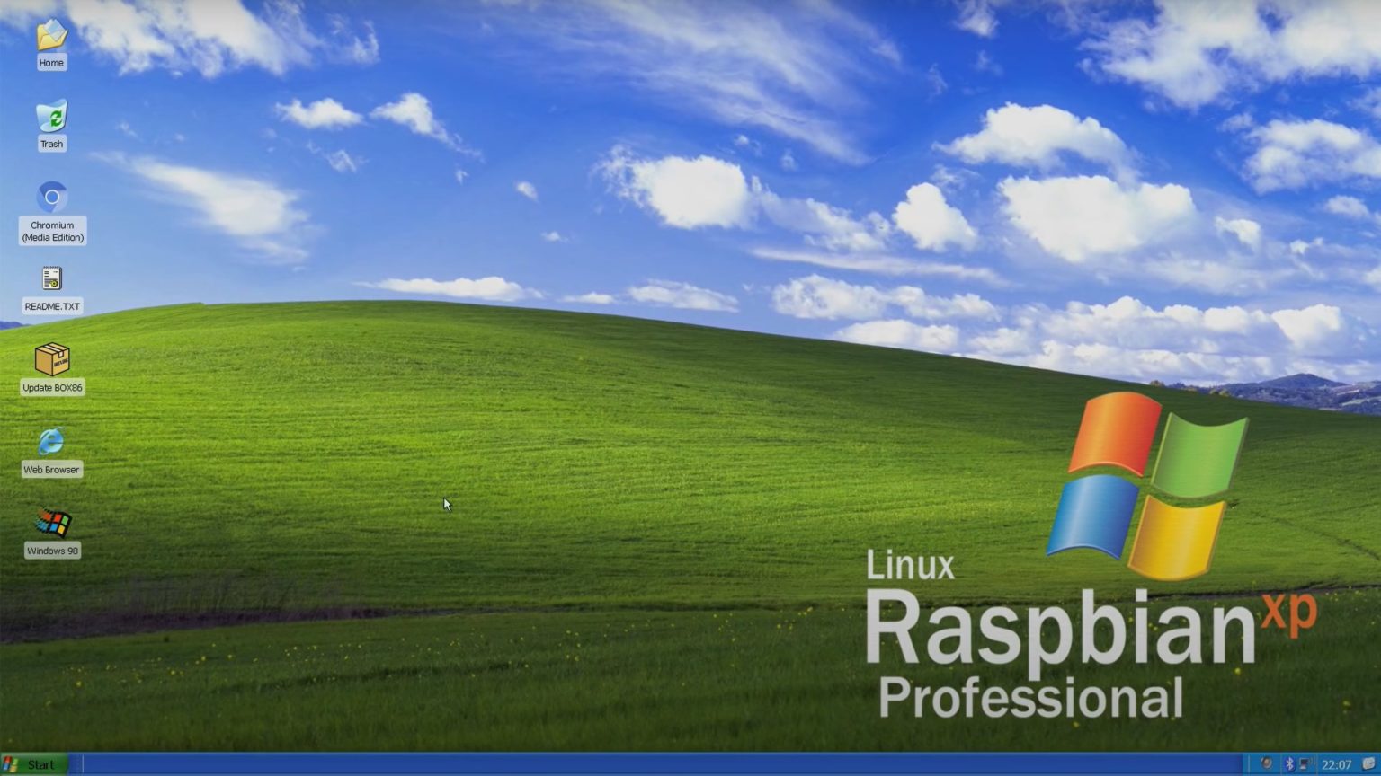 Rasbian XP, une version Linux de Windows XP pour le Raspberry Pi