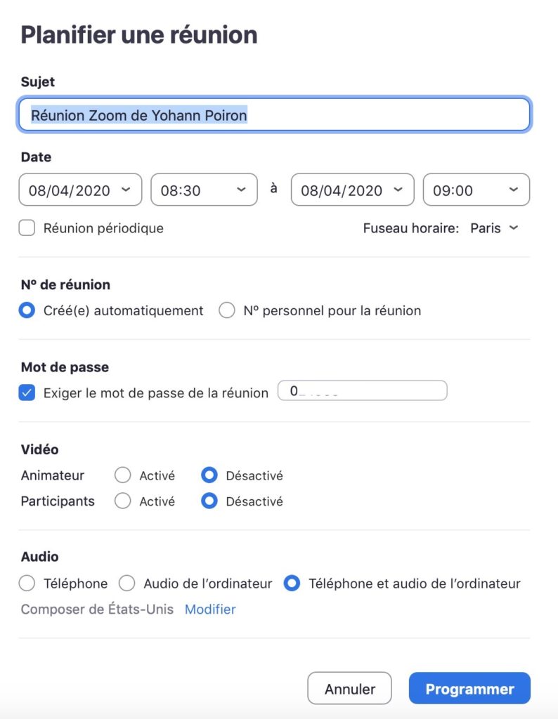 Comment organiser ou participer à une réunion Zoom
