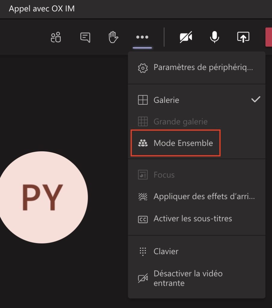 Comment activer le mode « Ensemble » dans Microsoft Teams