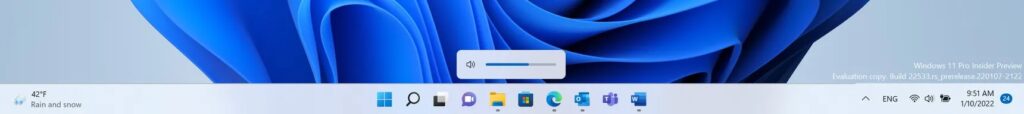 Windows 11 s'enrichit enfin d'un nouvel indicateur de volume