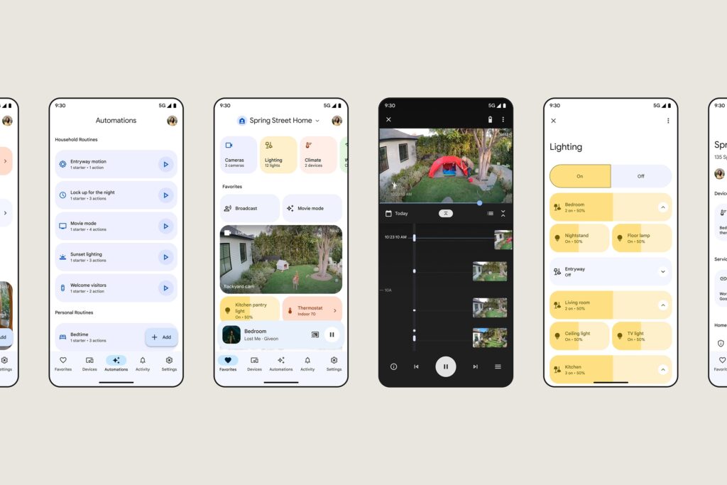L'application Google Home a un nouveau look et une automatisation plus ...