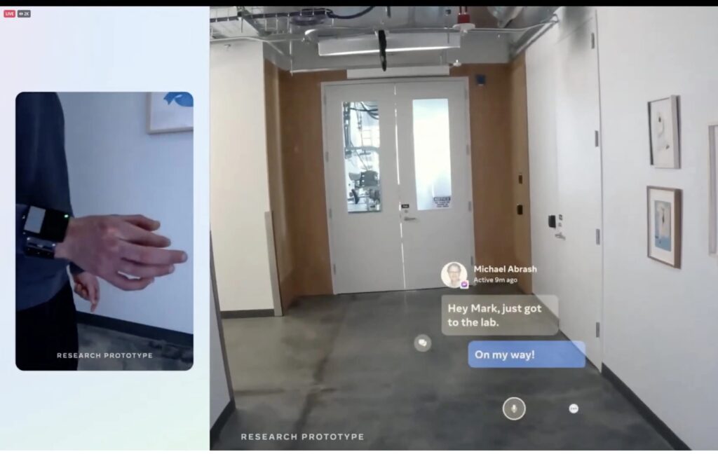 Meta tease un nouveau wearable qui permettra de contrôler la réalité ...