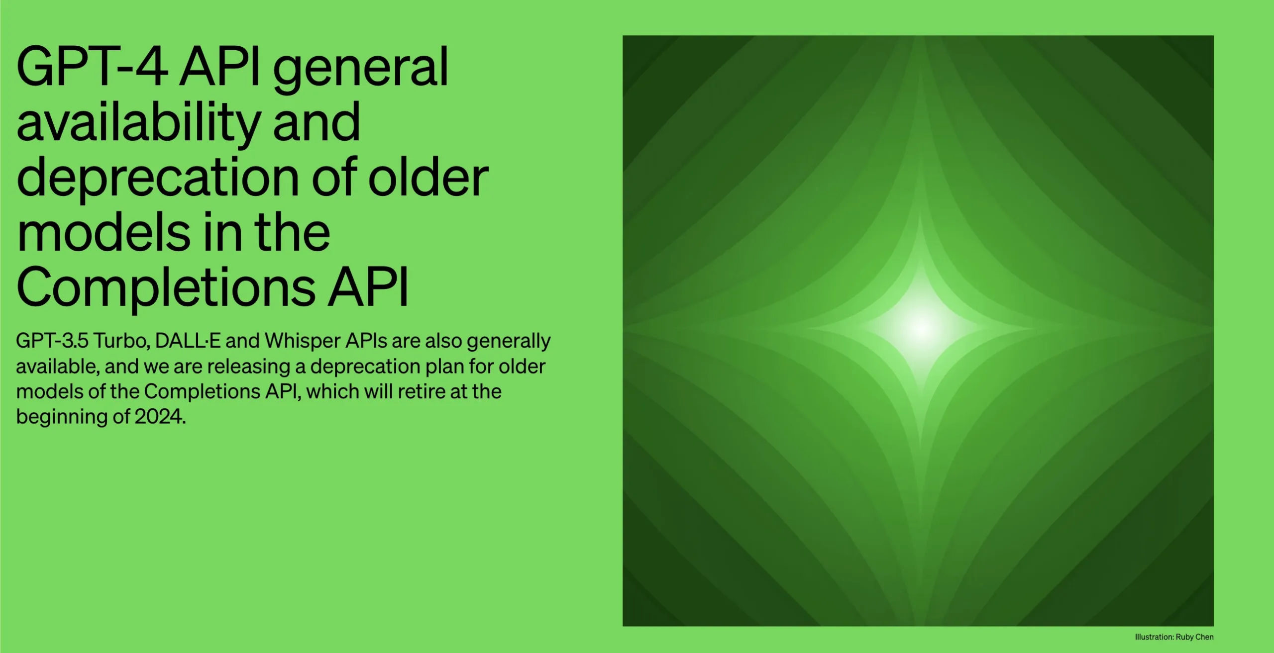 OpenAI lance l'API GPT-4 pour tous OpenAI lance l'API GPT-4 pour tous